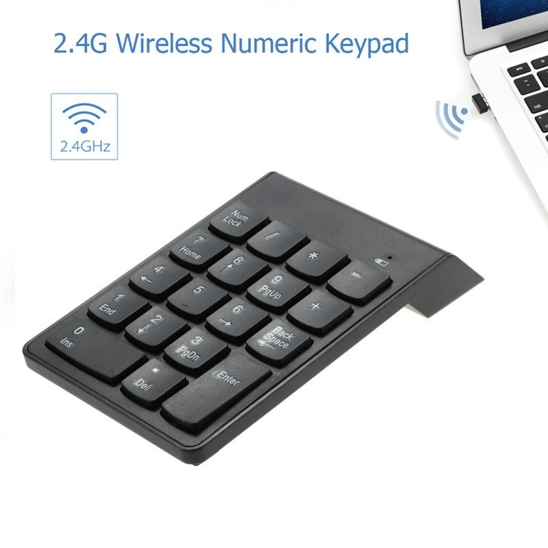 Numeric Keypad Wireless แป้นพิมพ์ตัวเลขไร้สาย รองรับ Computer Notebook ...