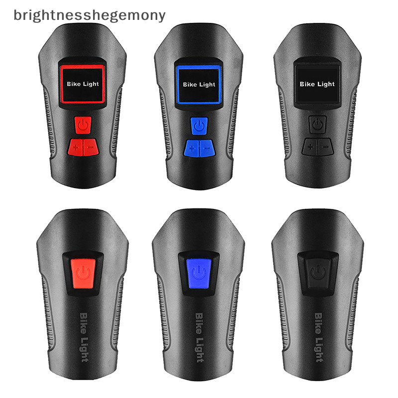 Bgth ไฟหน้าจักรยาน กันน้ํา ชาร์จ USB พร้อมแตรวัดความเร็ว หน้าจอ LCD ...