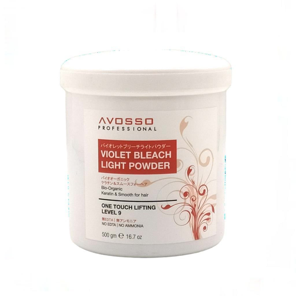 Japan AVOSSO VIOLET BLEACHING LIGHT POWDER (ป้องกันเชื้อรา) 500G ...
