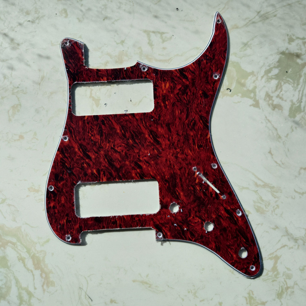 ปิ๊กการ์ดกีตาร์ 3 ชั้น สําหรับ Fender Stratocaster Strat P90 2 Pickup ...
