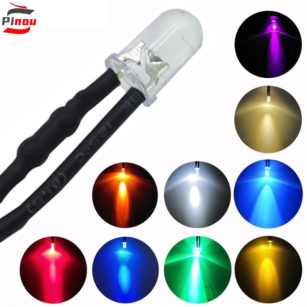 Pinou LED คงที่ DC 12V 5 มม. แบบมีสาย | Shopee Thailand