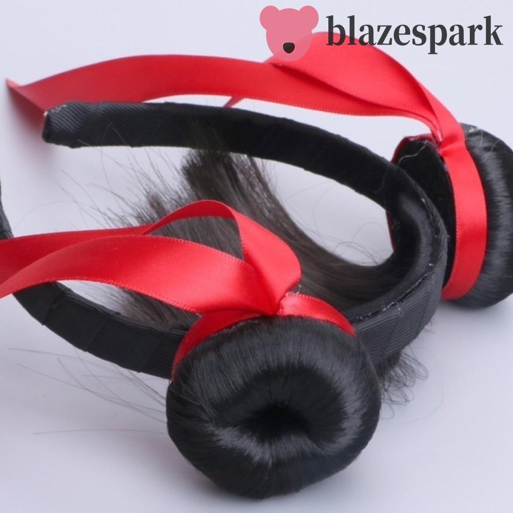 Blazespark เด็ก Headwear, คู่ผม Bun คอสเพลย์ Props ภาพยนตร์ Nezha แถบ ...