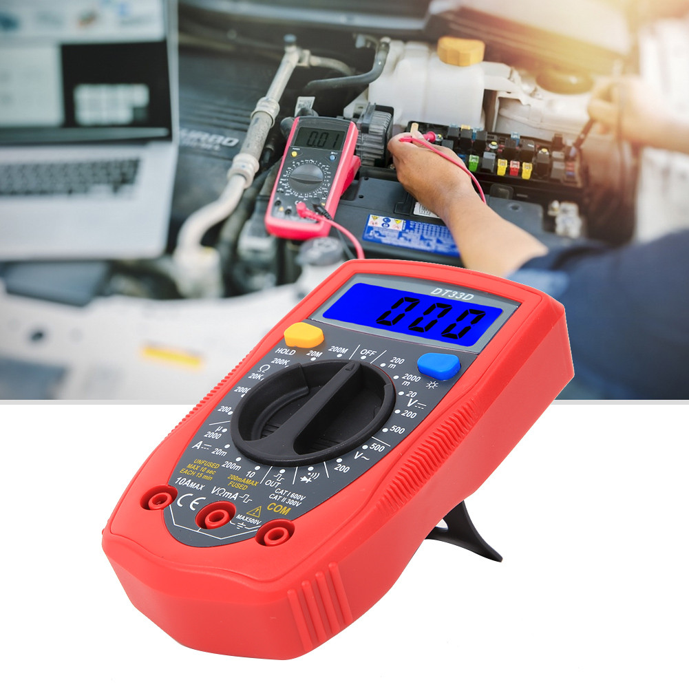 Multimeter Mini Digital Universal Meter สำหรับการแสดงผลแบ็คไลท์การวัด ...
