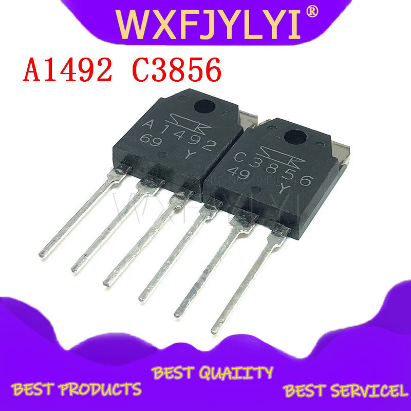 วงจรรวม 2SC3856 2SA1492 C3856 A1492 to-247 1 คู่ ต่อชุด 2 ชิ้น | Shopee ...