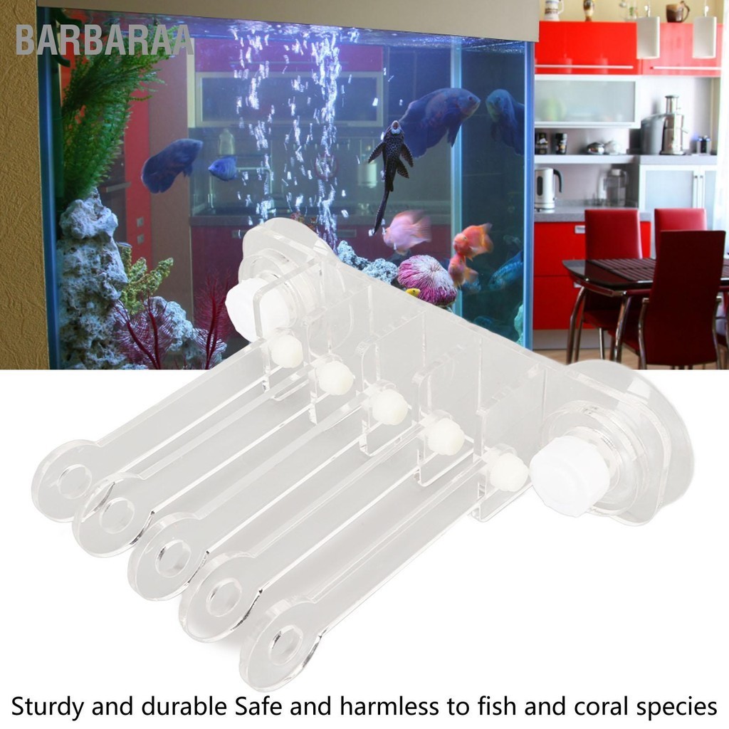 Barbaraa พิพิธภัณฑ์สัตว์น้ำ Coral Rack 5 Claw Tree Shape อะคริลิคใสถัง ...