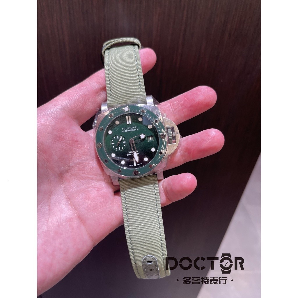 Panerai Stealth PAM01287 เหล็กสเตนเลส 44 มม. สีเขียว | Shopee Thailand