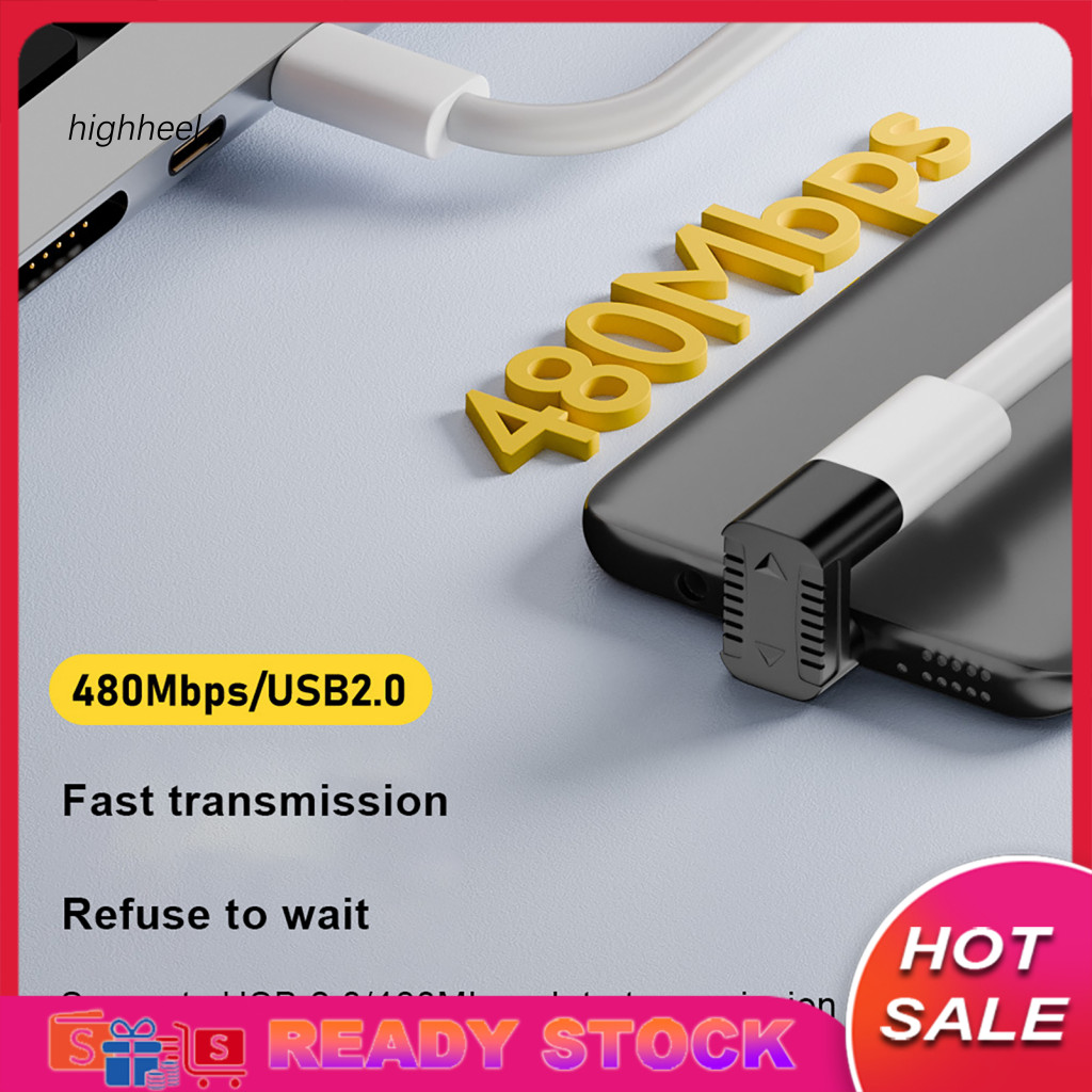 [พร้อมส่ง] อะแดปเตอร์แปลงโทรศัพท์มือถือ Usb 2.0 Usb 2.0 พร้อมแฟลชชาร์จ 10w Type-c ตัวเมีย เป็น ...
