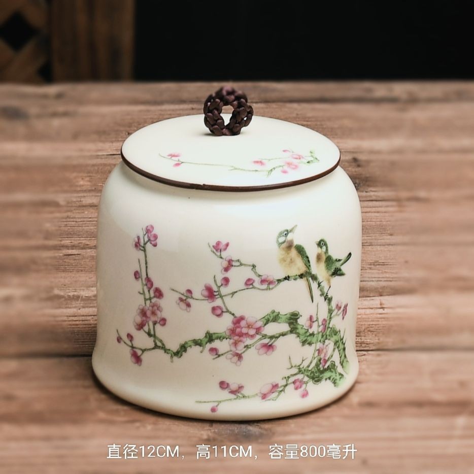 [พร้อมส่ง] ชุดแคดดี้ชาเซรามิค ขนาดใหญ่ สีดํา สําหรับเก็บชาเขียว EQZS ...