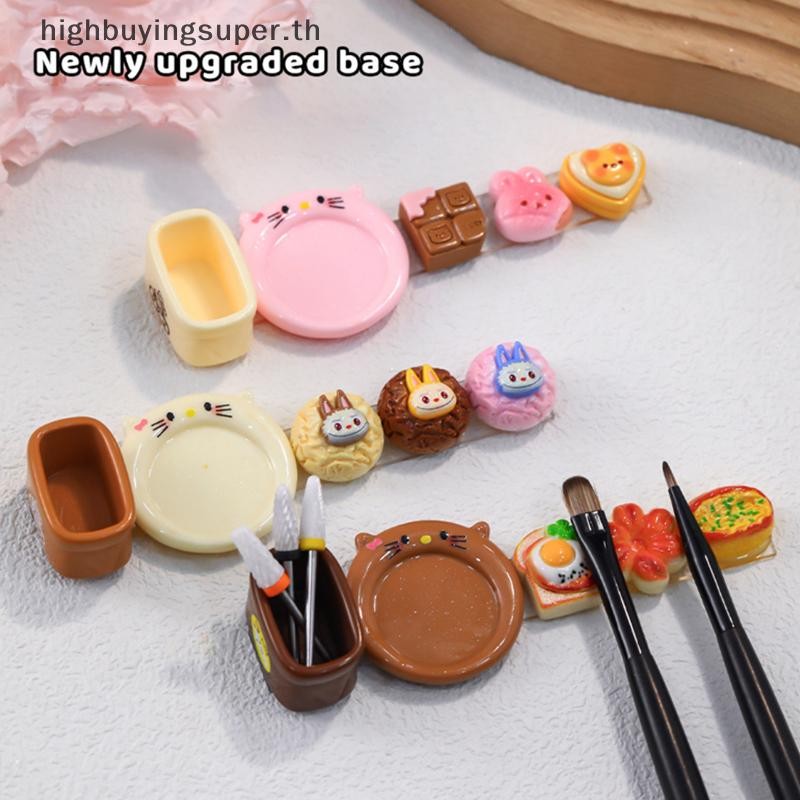 Hrth สัตว์น่ารักพลาสติกเล็บผู้ถือปากกาแถบยาวขนมปัง Multigrid ปากกาชั้น ...