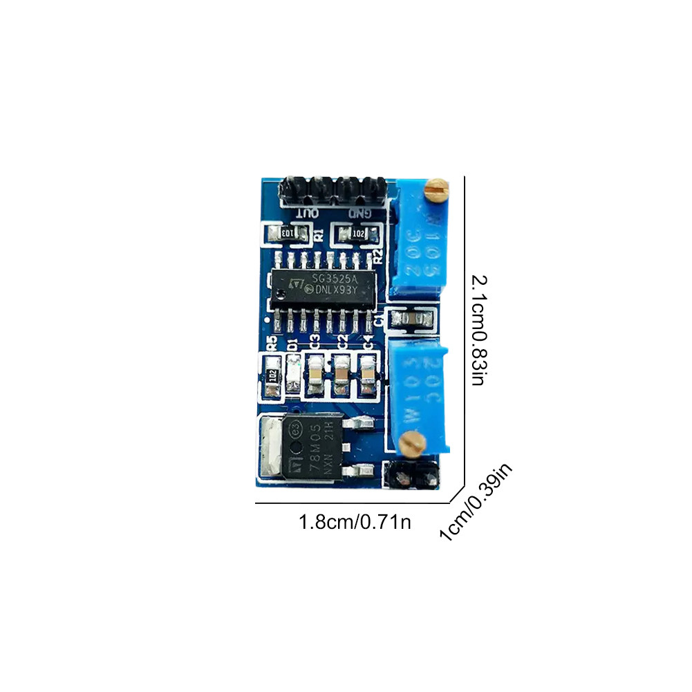 Sg3525 PWM โมดูลควบคุมความถี่ปรับได้ 200HZ-100KHZ บอร์ดควบคุม PWM ...
