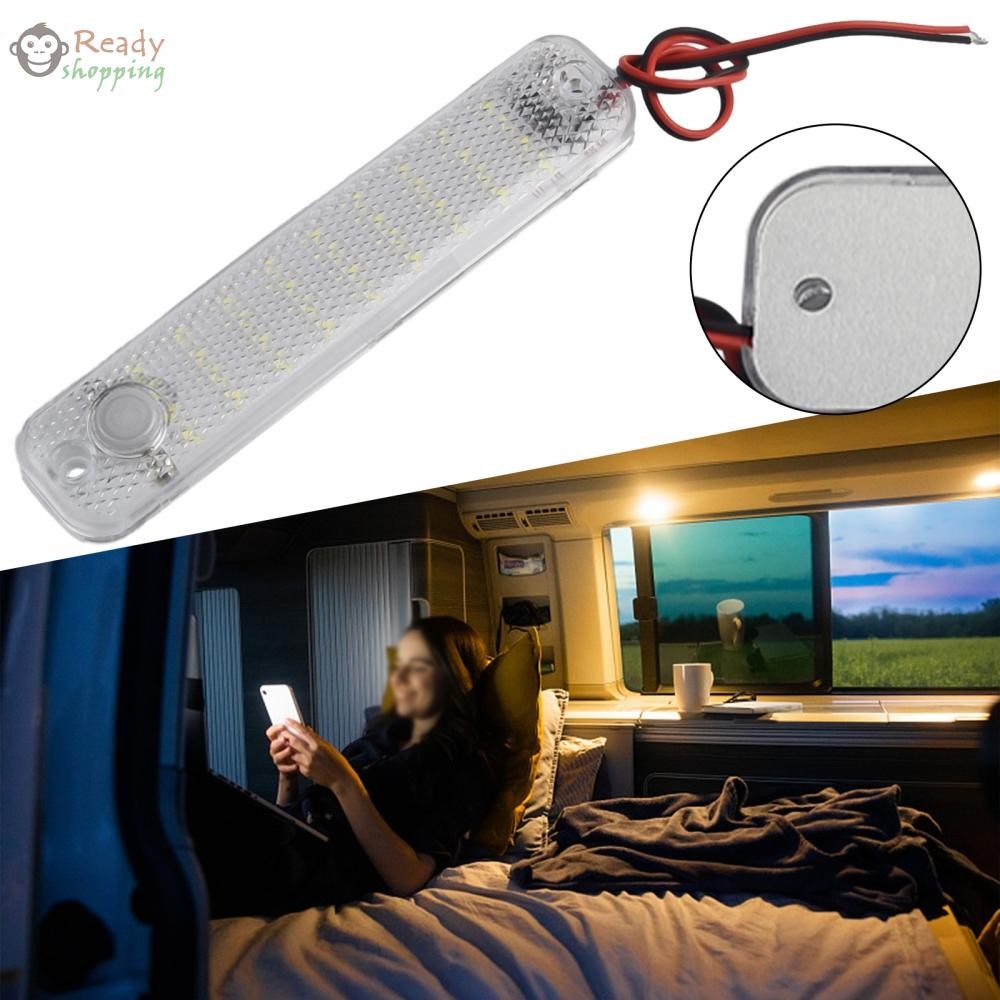 Led Car Cab โคมไฟอ่านหนังสือความสว่างสูง RV Van Universal Trunk Light V ...