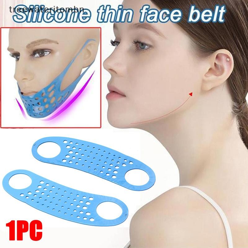 Tt ซิลิโคน Face V Shape Slimming Bandage Double Chin คอยืดเครื่องมือ ...