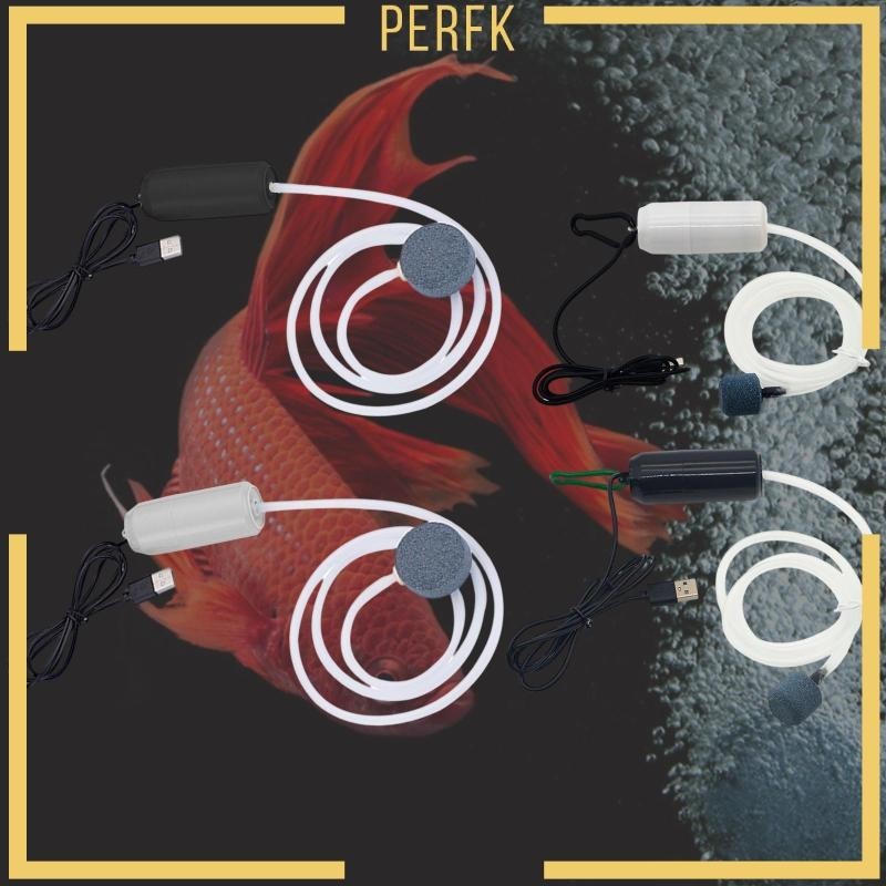 [Perfk] เครื่องปั๊มลมตู้ปลา ขนาดเล็ก ชาร์จ USB 5V พร้อมหัวเข็มขัดแขวน | Shopee Thailand