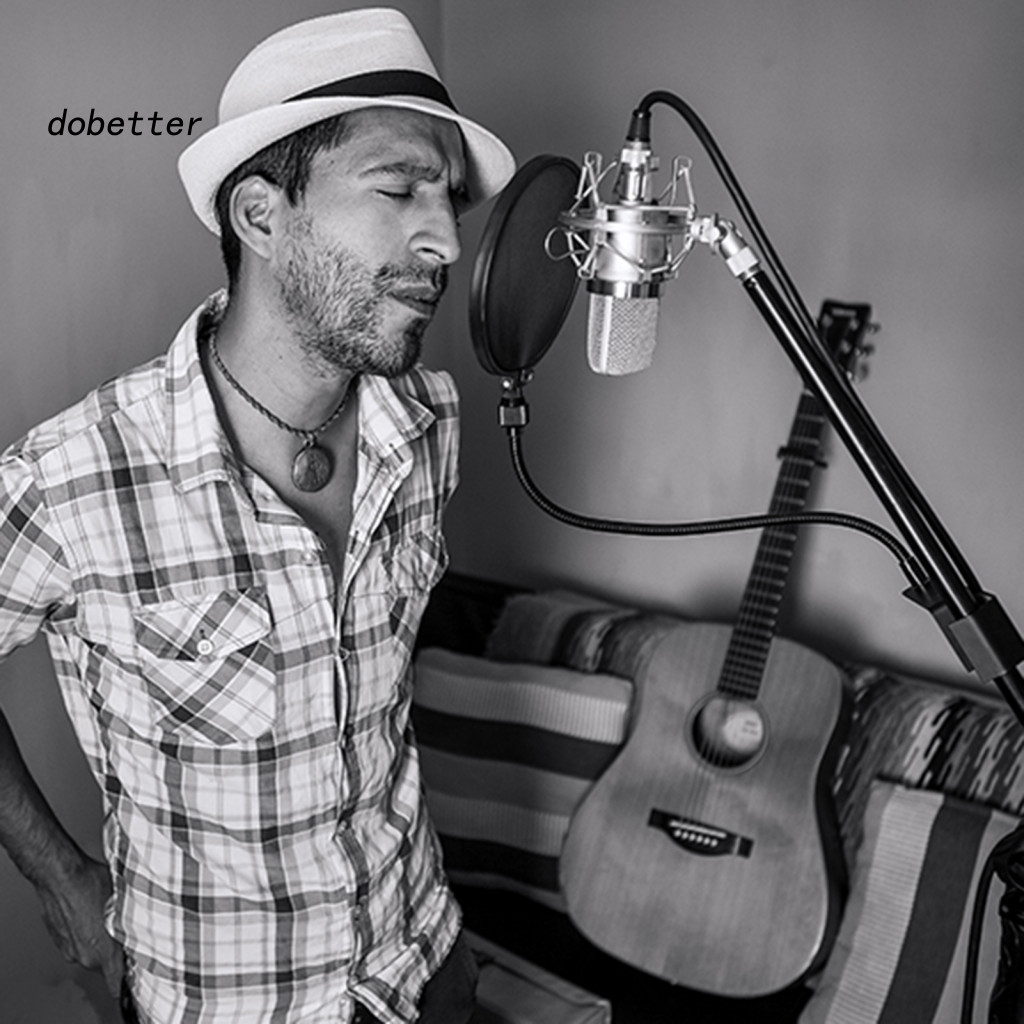 ฟิลเตอร์ป๊อปไมโครโฟน แบบสองชั้น กันลม กันสั่น สําหรับบันทึกเสียง | Shopee Thailand