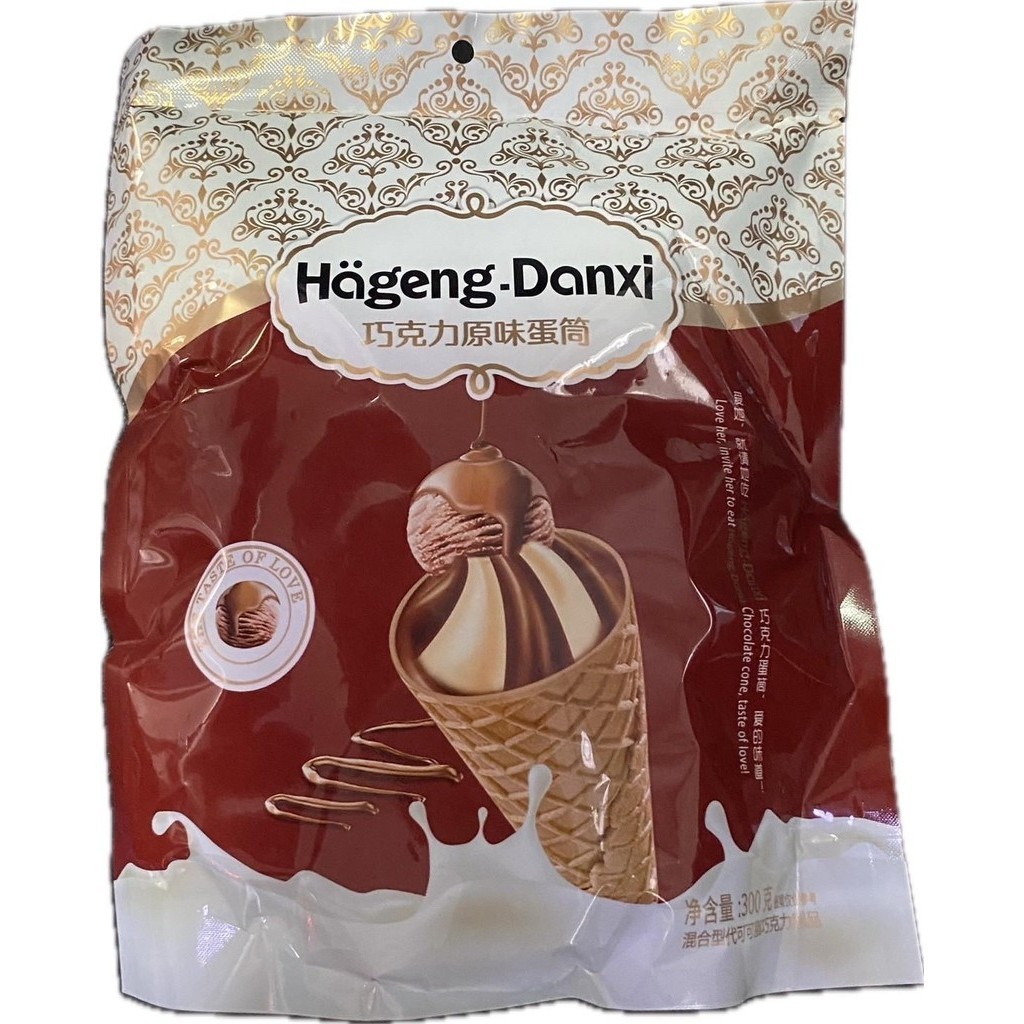 ไอติมแท่งกรอบ Highgen-Danxi ขนมไอติมโคนกรุบกรอบ ไอศกรีมสอดไส้บิสกิต รส ...