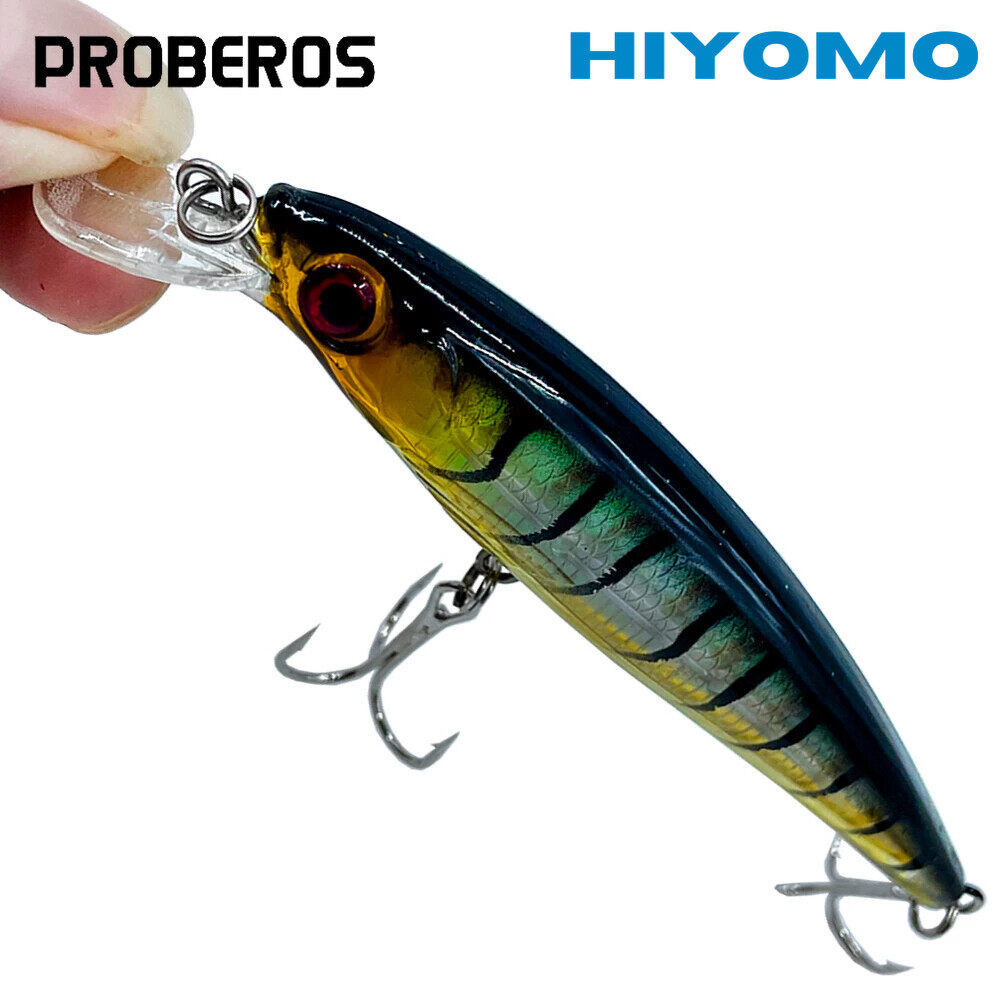 Proberos 1pcs Floating Minnow Top Water Fishing Lure 11 ซม.15.4g 3D ...