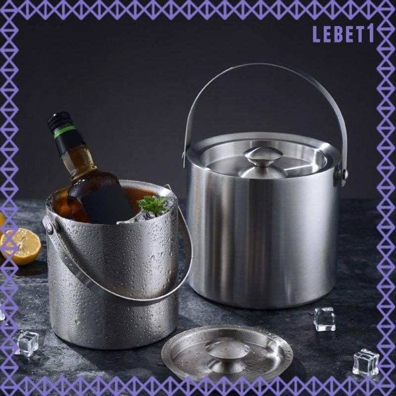 [Lebet] ถังน้ําแข็งสเตนเลส แบบสองชั้น พร้อมฝาปิด สําหรับร้านอาหาร ...