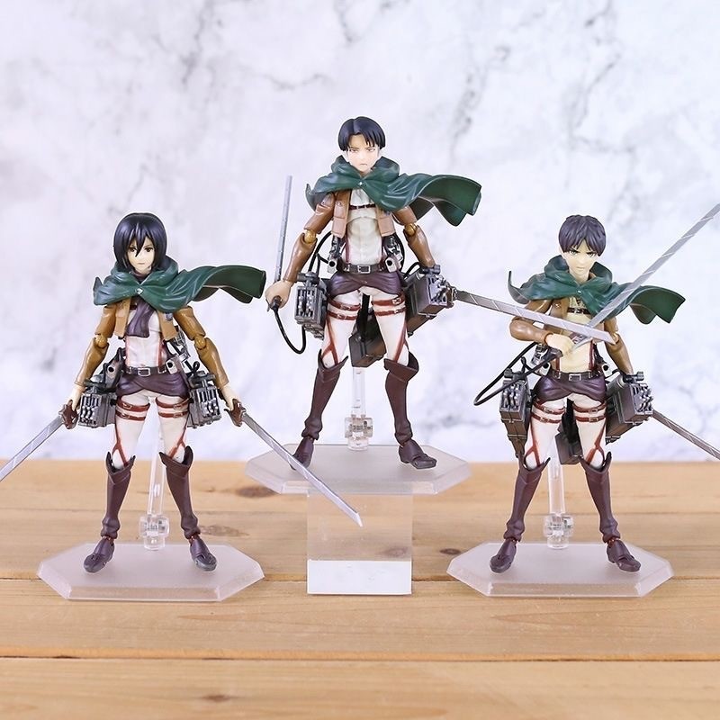 Attack on Titan Figma 213 Liwell 207 Allen 203 Sanqi Soldiers Chief ...