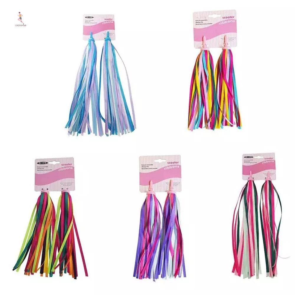 Cross Bike Streamer โพลีเอสเตอร์ Rainbow 30 ซม.สีสันจักรยานเด็กสกู๊ตเต ...