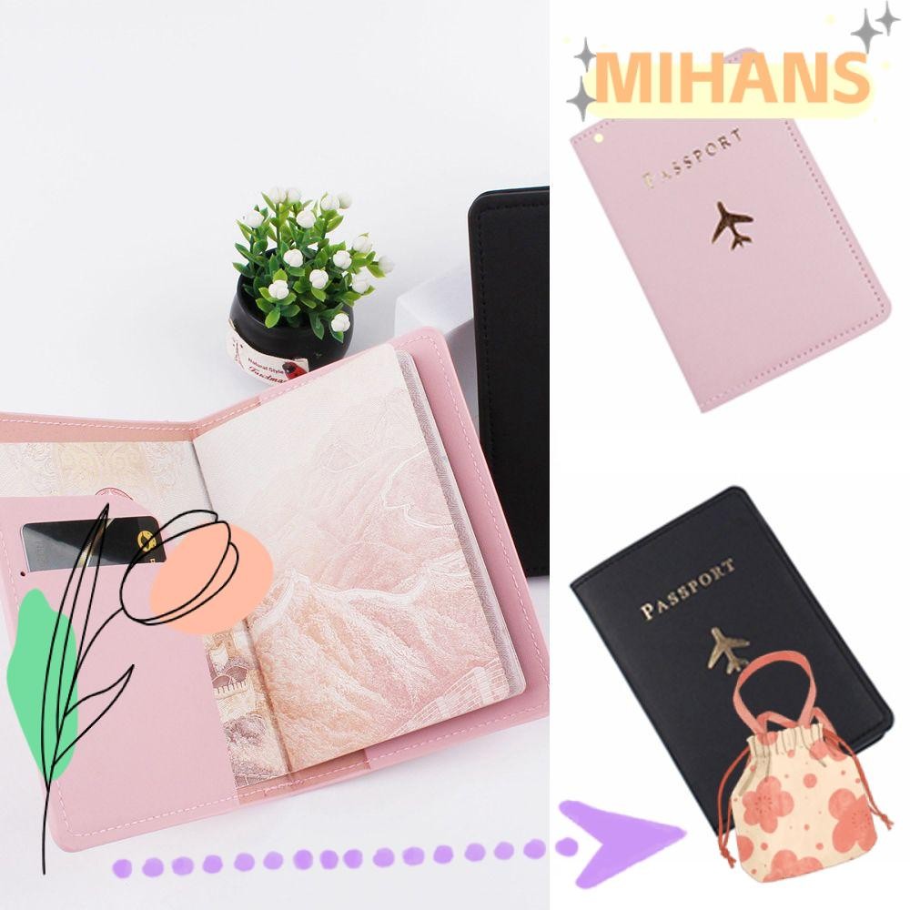Mih Passport Holder ที่ใส่บัตรประณีต กระเป๋าเอกสารหนัง PU | Shopee Thailand