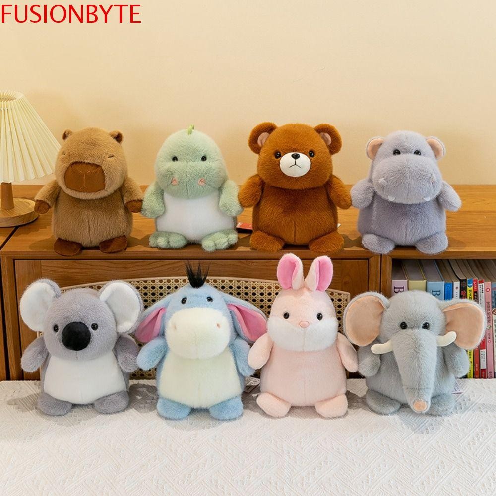 Fusionbyte Capybara ของเล่นตุ๊กตา, กระต่ายโคอาล่าไดโนเสาร์สัตว์ตุ๊กตาหมอน, ตลกจําลองการ์ตูนนุ่ม ...