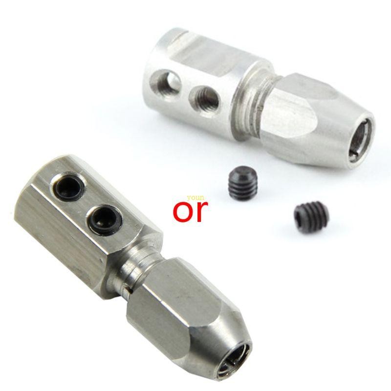 Youn Flex Collet Coupler สําหรับ 5 มม.มอเตอร์เพลา 4 มม.สาย RC เรือ ...