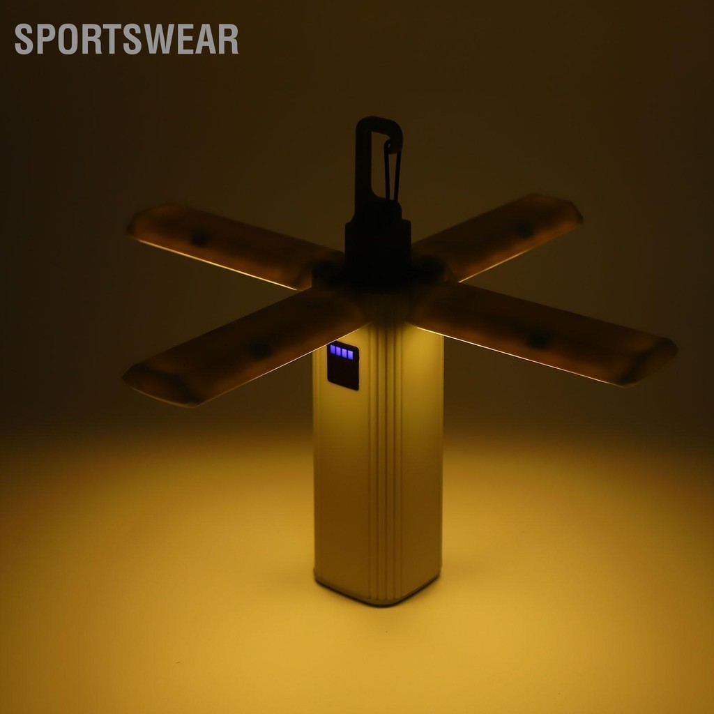 Sportswear Camping Lantern IPX4 กลางแจ้งแบบชาร์จไฟได้ COB โคมไฟ ...