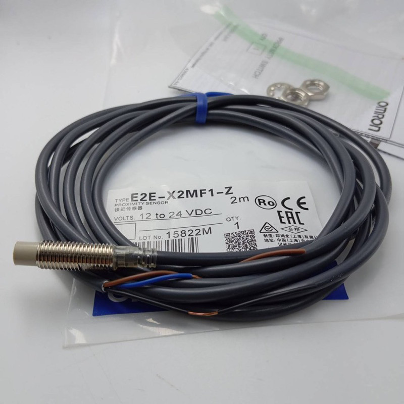 ของใหม่ Proximity Switch Sensor E2E-X2MF1-Z เซ็นเซอร์ M8 3สาย PNP NO ระยะจับ 2มิลจากไทย งานแท้ ...
