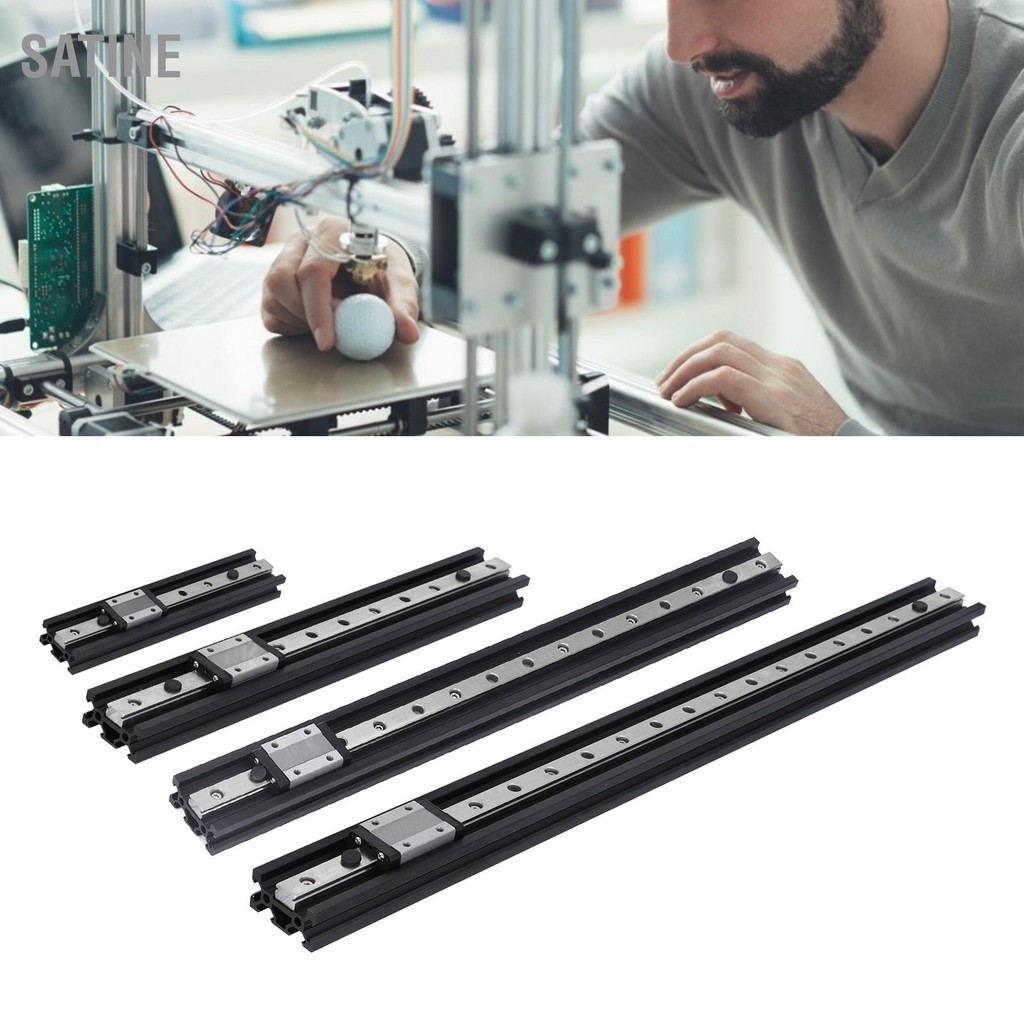 SaTine 12H Extrusion Linear Rail 2040 V ชนิด อลูมิเนียมโปรไฟล์สีดำ ...