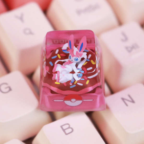 keycap ไทย keycaps NAT Fairy Eevee Pokemon Pokemon Mechanical Keyboard ...