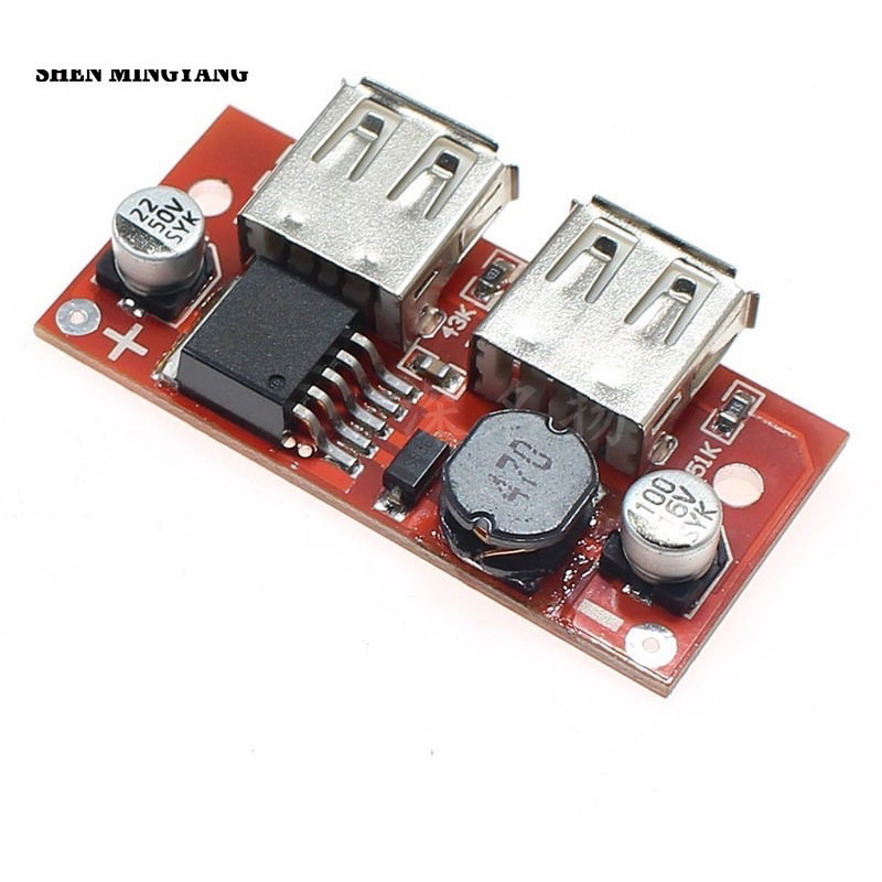DC-DC LM2596 Car Charger Step Down Buck โมดูลเอาต์พุต USB คู่แรงดัน ... DC-DC LM2596 Car Charger Step Down Buck โมดูลเอาต์พุต USB คู่แรงดัน ...