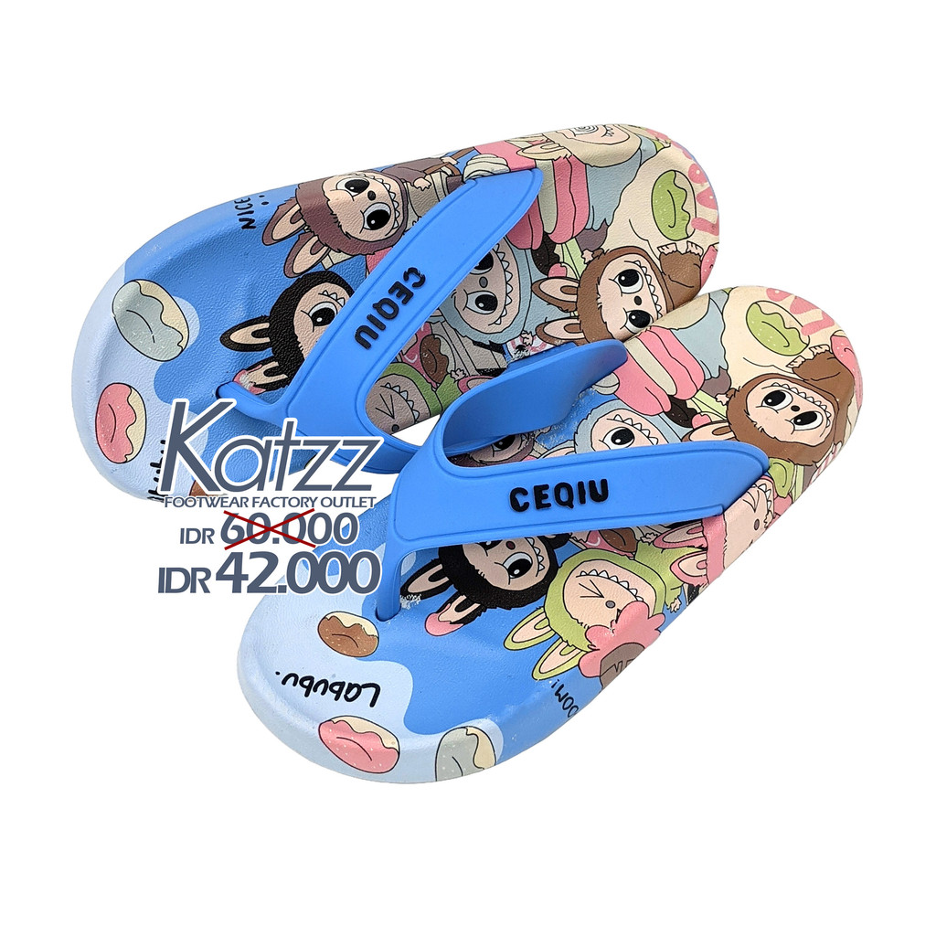 Katzz - รองเท้าแตะเด็กน่ารัก Uk 24 - 29 / รองเท้าแตะการ์ตูน Viral สุด ...