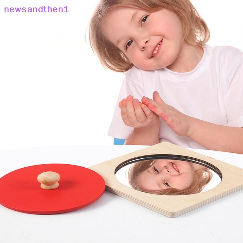 Newsandthen1 ไม้ Montessori กระจกปริศนา Busy Board ของเล่นเด็ก Hand ...