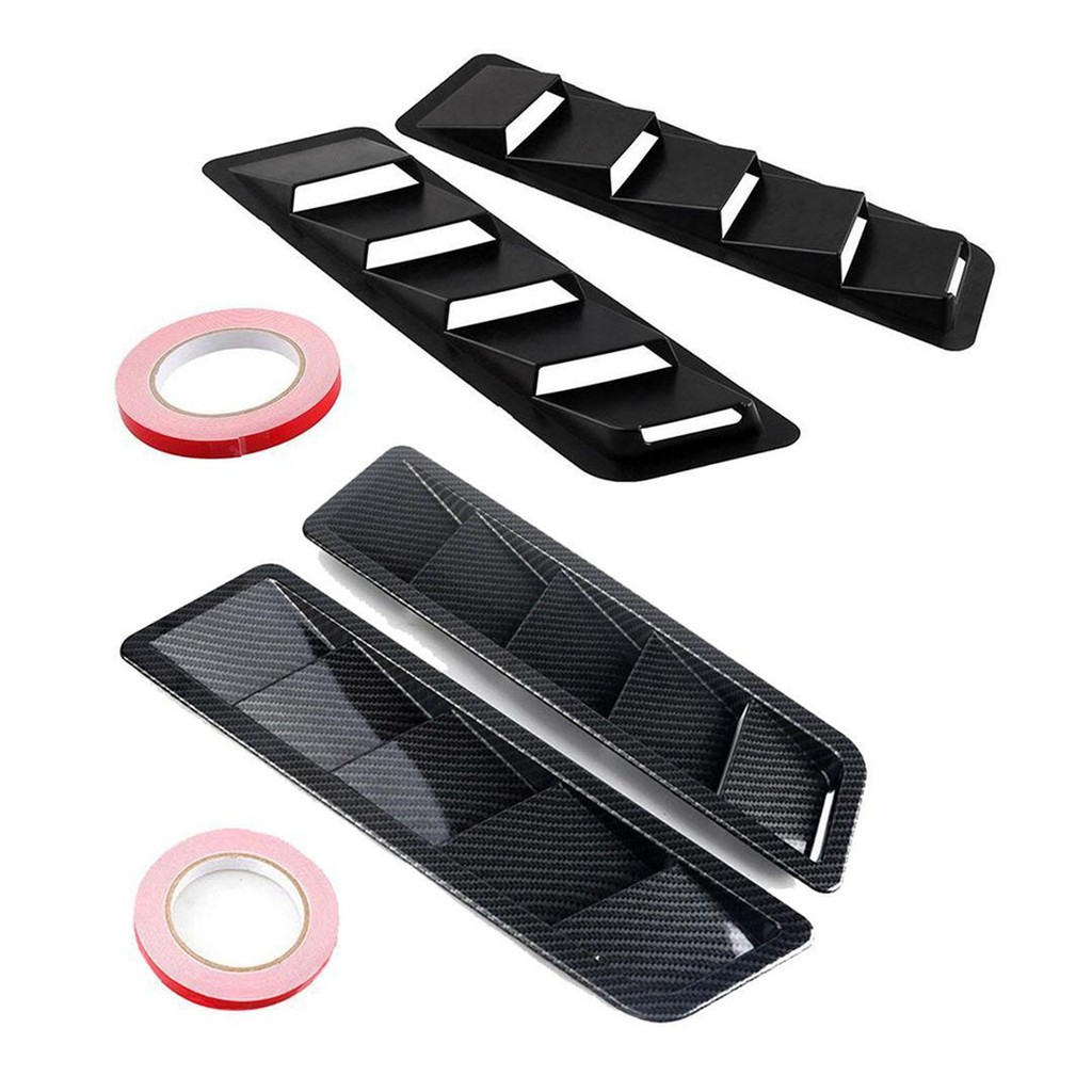 [Tachiuwa21] รถ Hood Vent Kit Louver Air Flow Intake Vents Bonnet ฝา ...