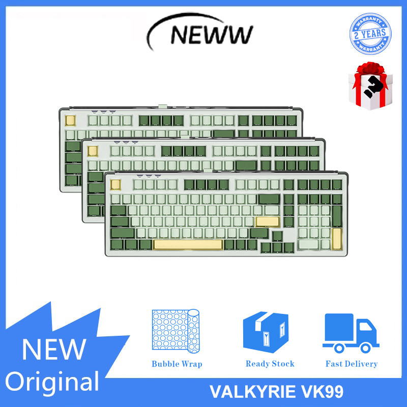Valkyrie VK99 คีย์บอร์ดไร้สาย ปลั๊กไฟ สําหรับเล่นเกม | Shopee Thailand