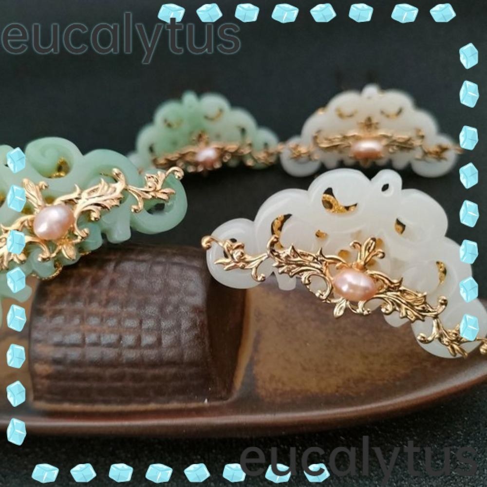 Eucalytus1 กิ๊บติดผมอะคริลิค รูปตัว U แฮนด์เมด สไตล์จีน มินิมอล สําหรับ ...