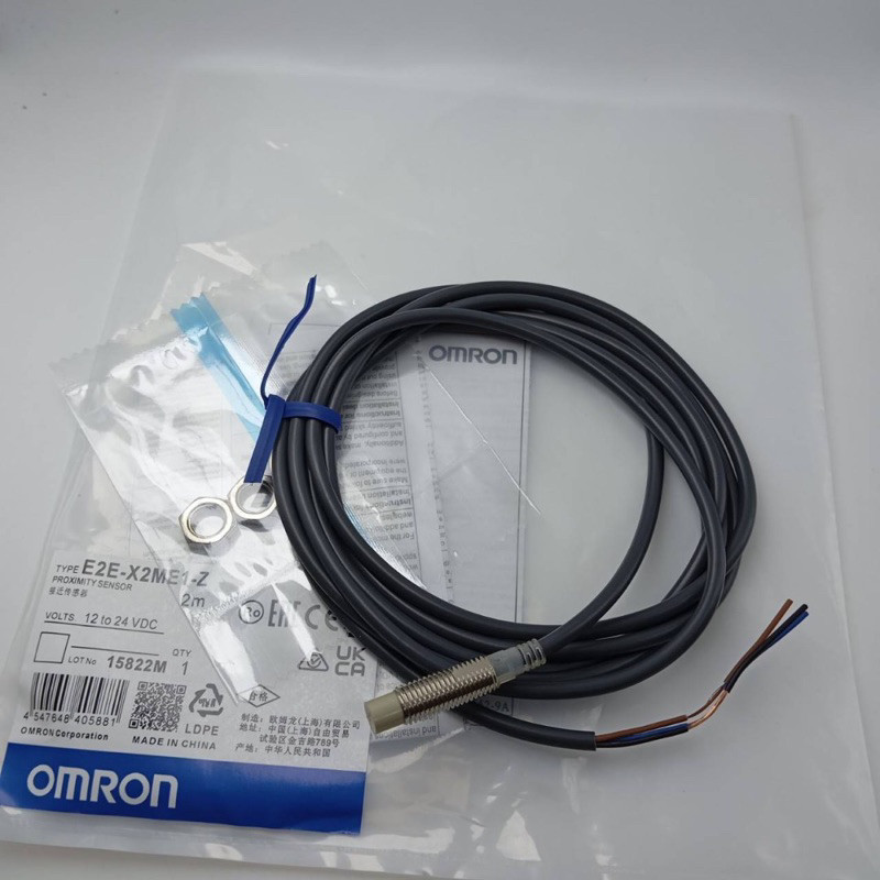 E2E-X2ME1 / E2E-X2ME1-Z proximity sensor หัวM8 ระยะจับ 2มิล 3สาย NPN NO ...