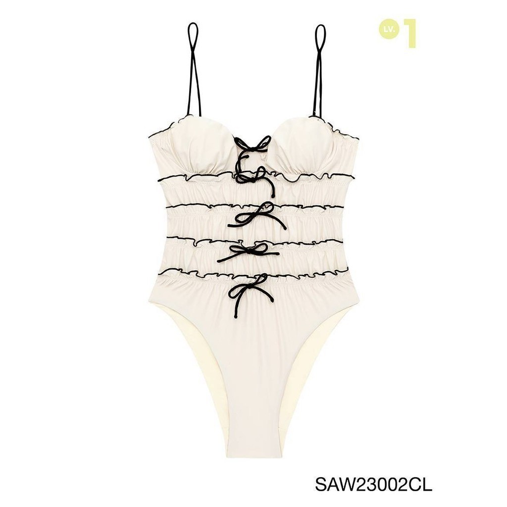 SABINA SWIM SS 24 ชุดว่ายน้ำวันพีซ Victoria รหัส SAW23002CL สีครีม ...