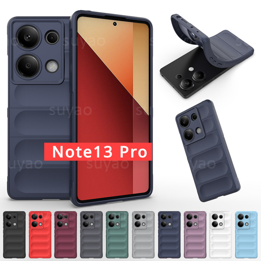เคสโทรศัพท์ซิลิโคน TPU แบบนิ่ม ผิวด้าน กันกระแทก สําหรับ Redmi Note 13 Pro Pro+ 13Pro 4G 5G 2024 ...