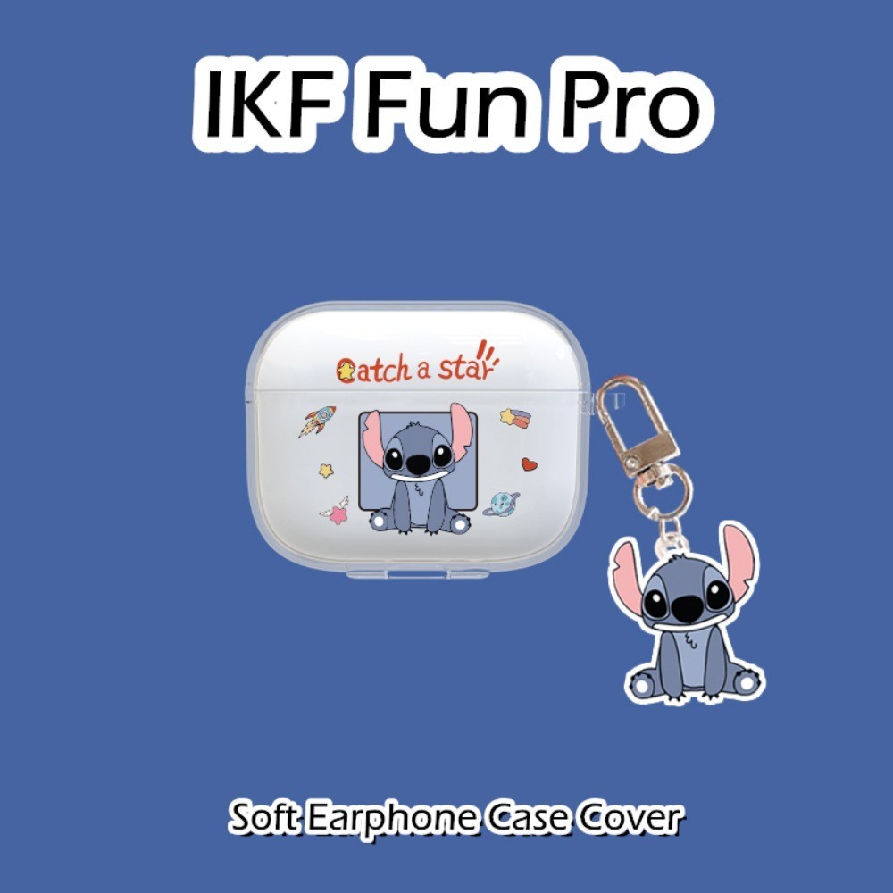 【Trend Front】เคสหูฟัง ซิลิโคนนิ่ม แบบใส ลายการ์ตูน สําหรับ IKF Fun Pro ...