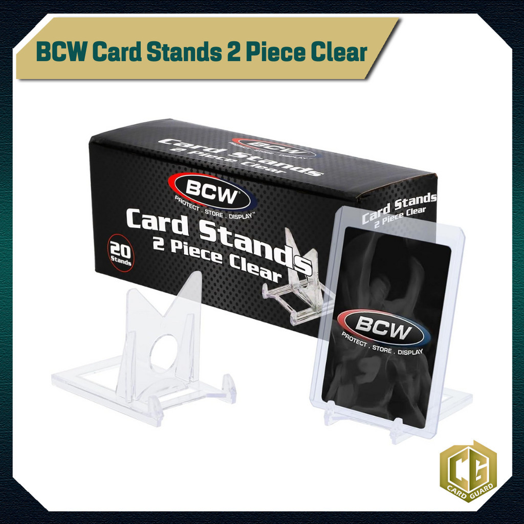 [Card Guard] BCW Card Stands 2 Piece Clear ขาตั้งการ์ดสะสม 2 ชิ้น แบบ ...