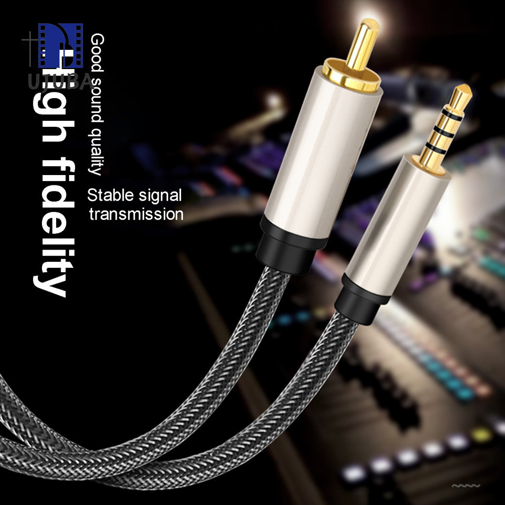 Uba-digital Coaxial Audio Video Cable สเตอริโอ SPDIF 3.5 มม. ถึง RCA ...