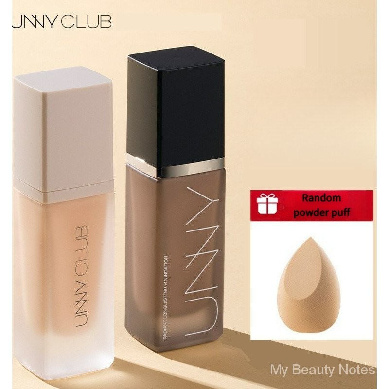 Unny Liquid Foundation Long Lasting Smear-Proof Makeup Oil Control Not ...