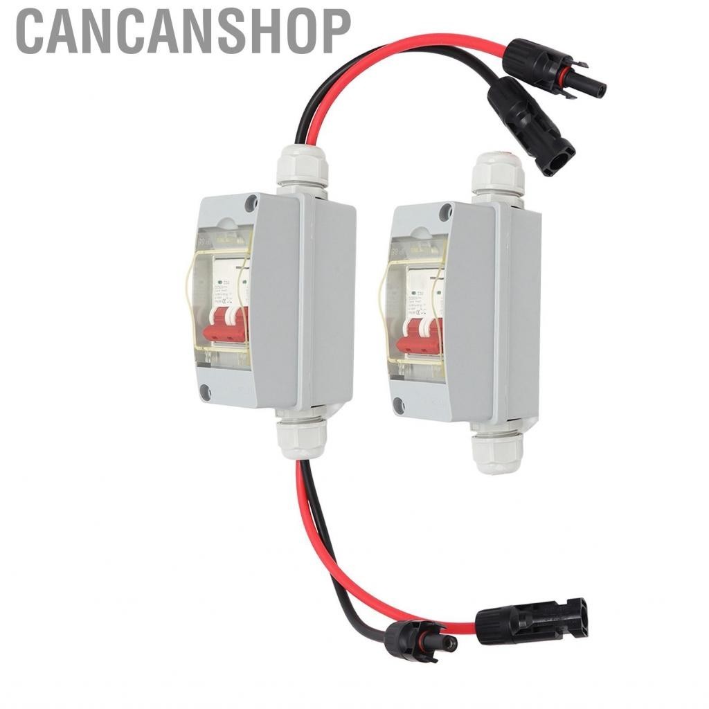 Cancanshop Circuit Breaker MCB 2P DC 500V 32A Disconnect Switch with ...