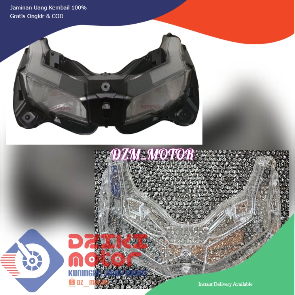 Hitam Original Honda ADV 150 160 ไฟหน้ากระจกไมก้าใสและดํา | Shopee Thailand