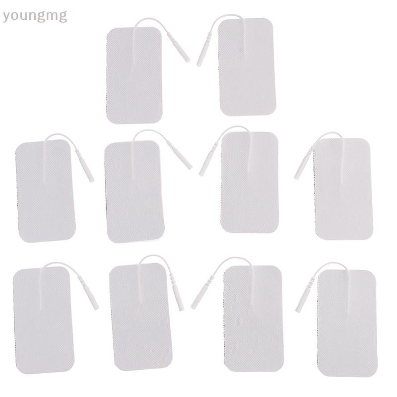 [YG] 8/10xlarge TENS Unit Electrode Pads เปลี่ยนกาวเจลเครื่องกระตุ้น ...