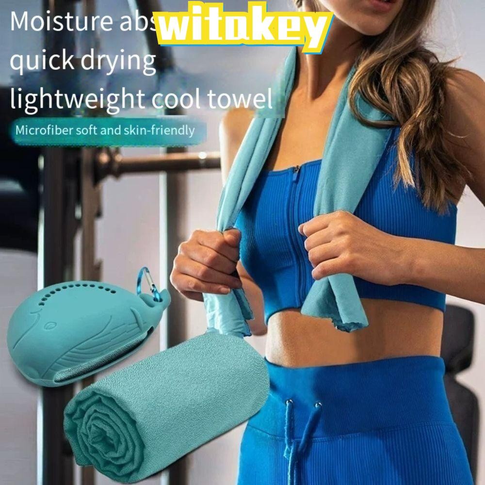 Witakey ผ้าขนหนูเย็นฟิตเนสแห้งเร็ว, ซิลิกาเจลไมโครไฟเบอร์กีฬาผ้าขนหนูเย็นแห้งเร็ว, ผ้าขนหนูแห้ง ...