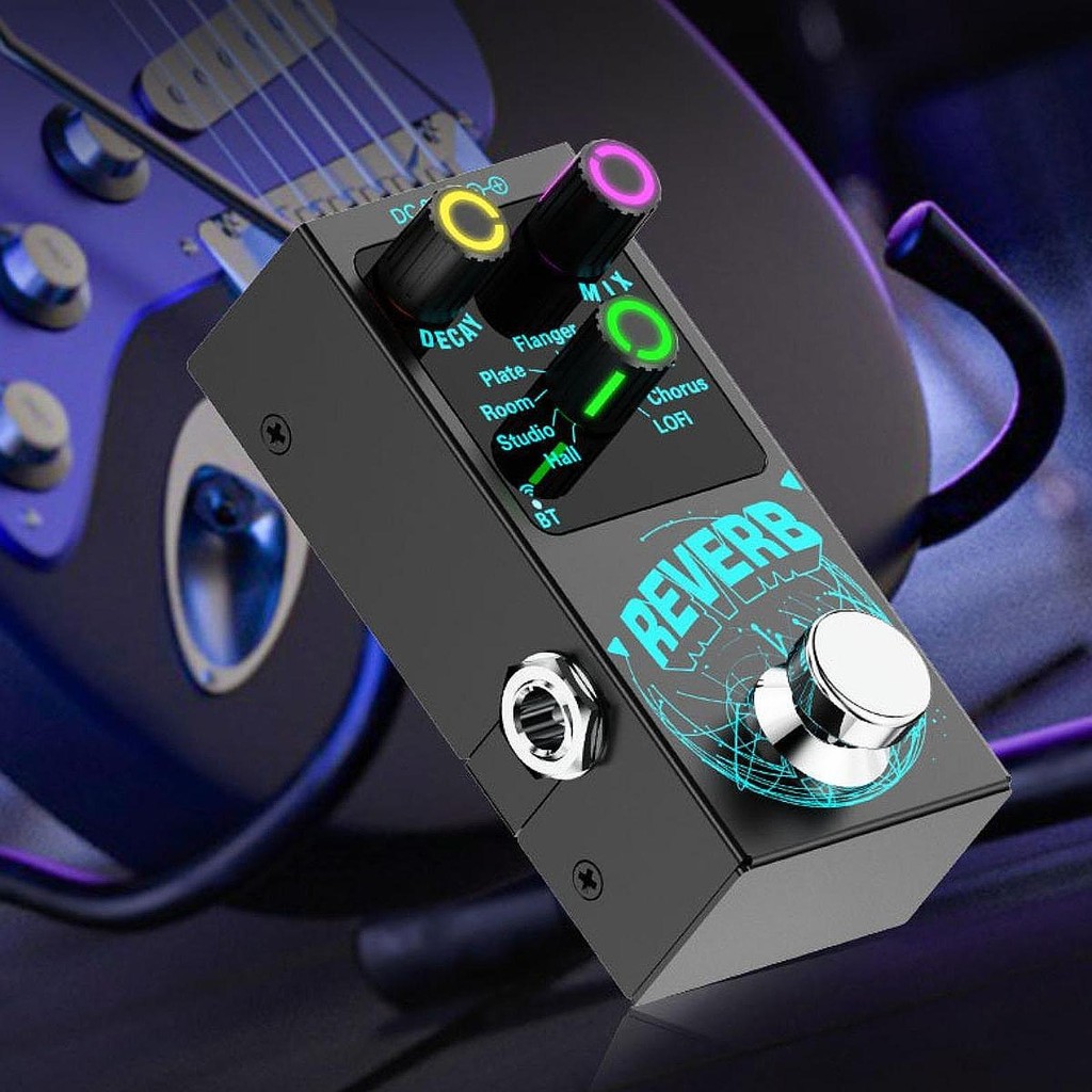 [gedonna] Digital Reverb Guitar Effects Pedal 9 โหมด Reverb พร้อม DECAY ...