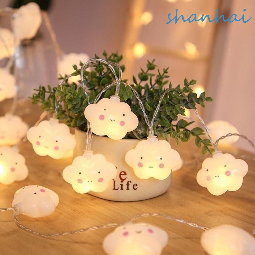 Shanhai ไฟ LED String Fairy, Cloud Star Rainbow Creative บรรยากาศ, บรรยากาศแสงกันน้ํา Garland ...