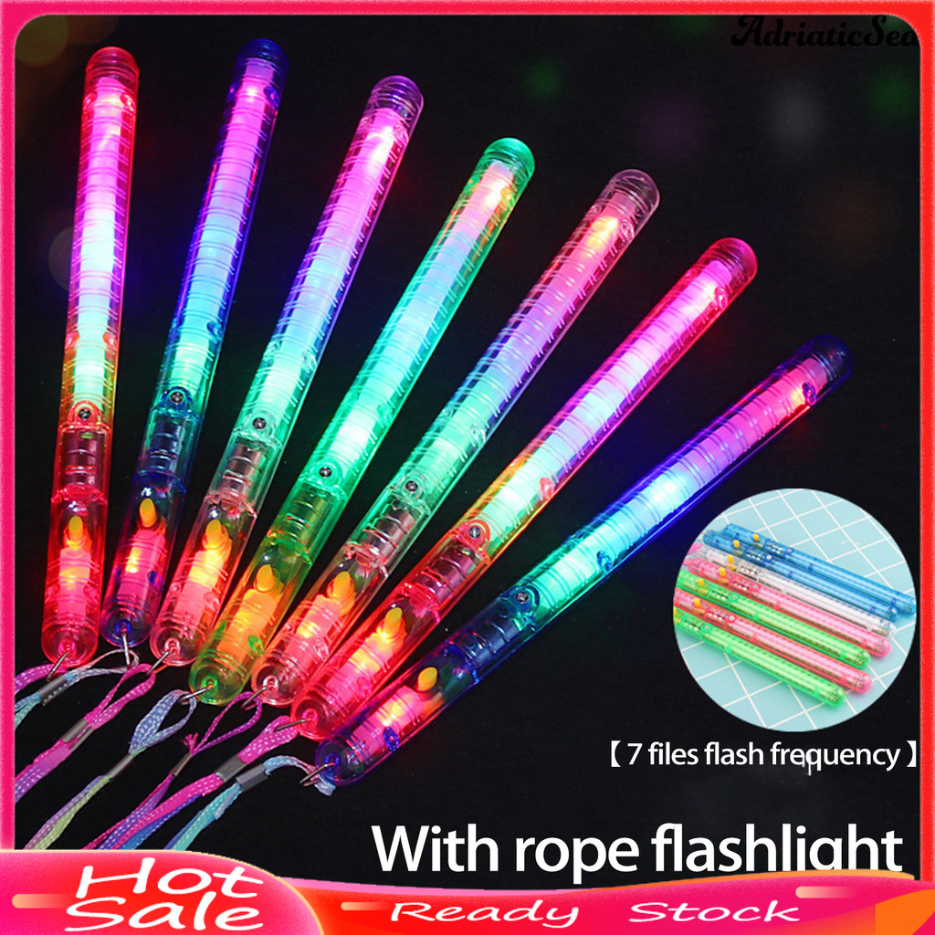 [COD]☼Glow Stick Glow in The Dark Lanyard 7 โหมดปรับความสว่างสูงที่มี ...